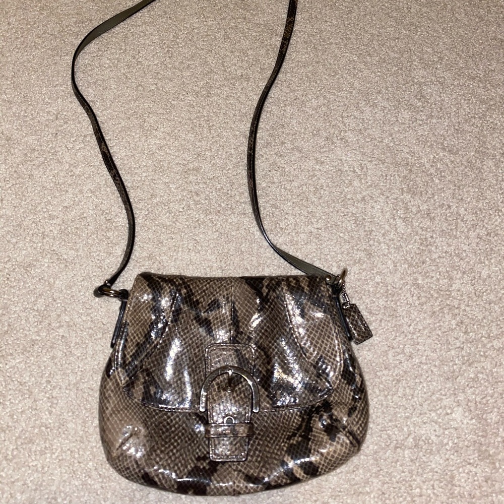 Coach Crossbody Python Bag - Gem